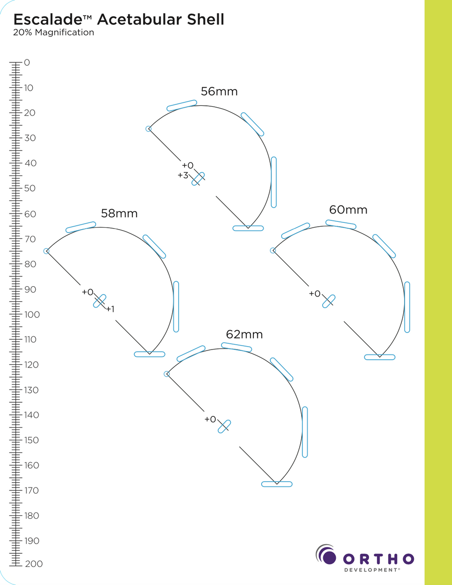 Escalade Acetabular System Template – ODEV Store
